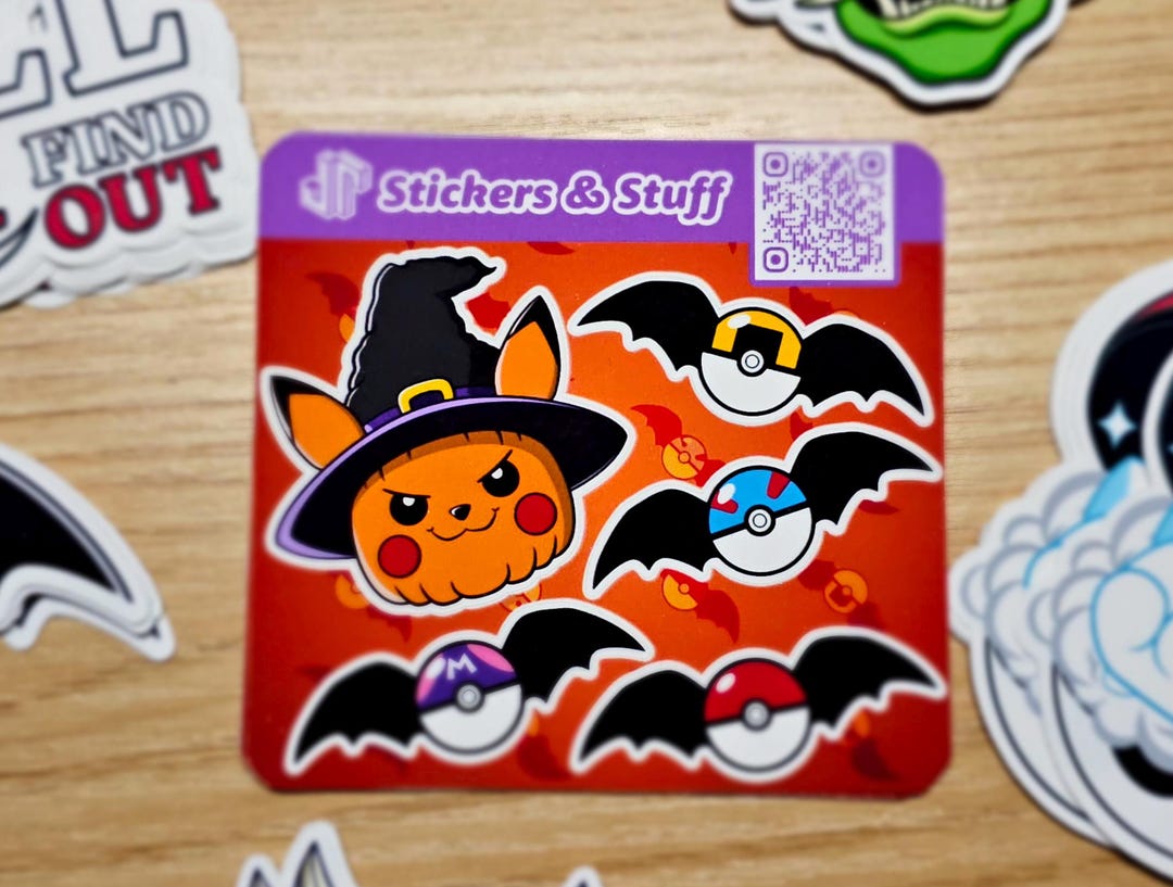 Halloween Mini Sticker Sheet - Etsy
