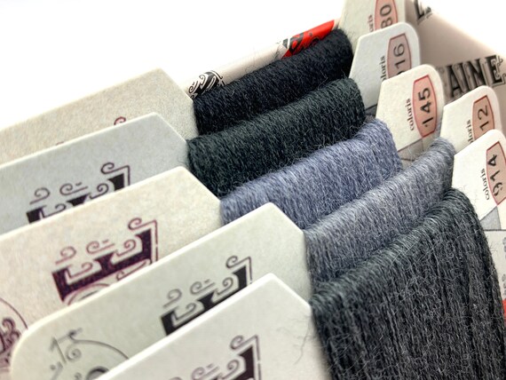 Home & Living darning needles wool blend floss and sewing box Mending ...