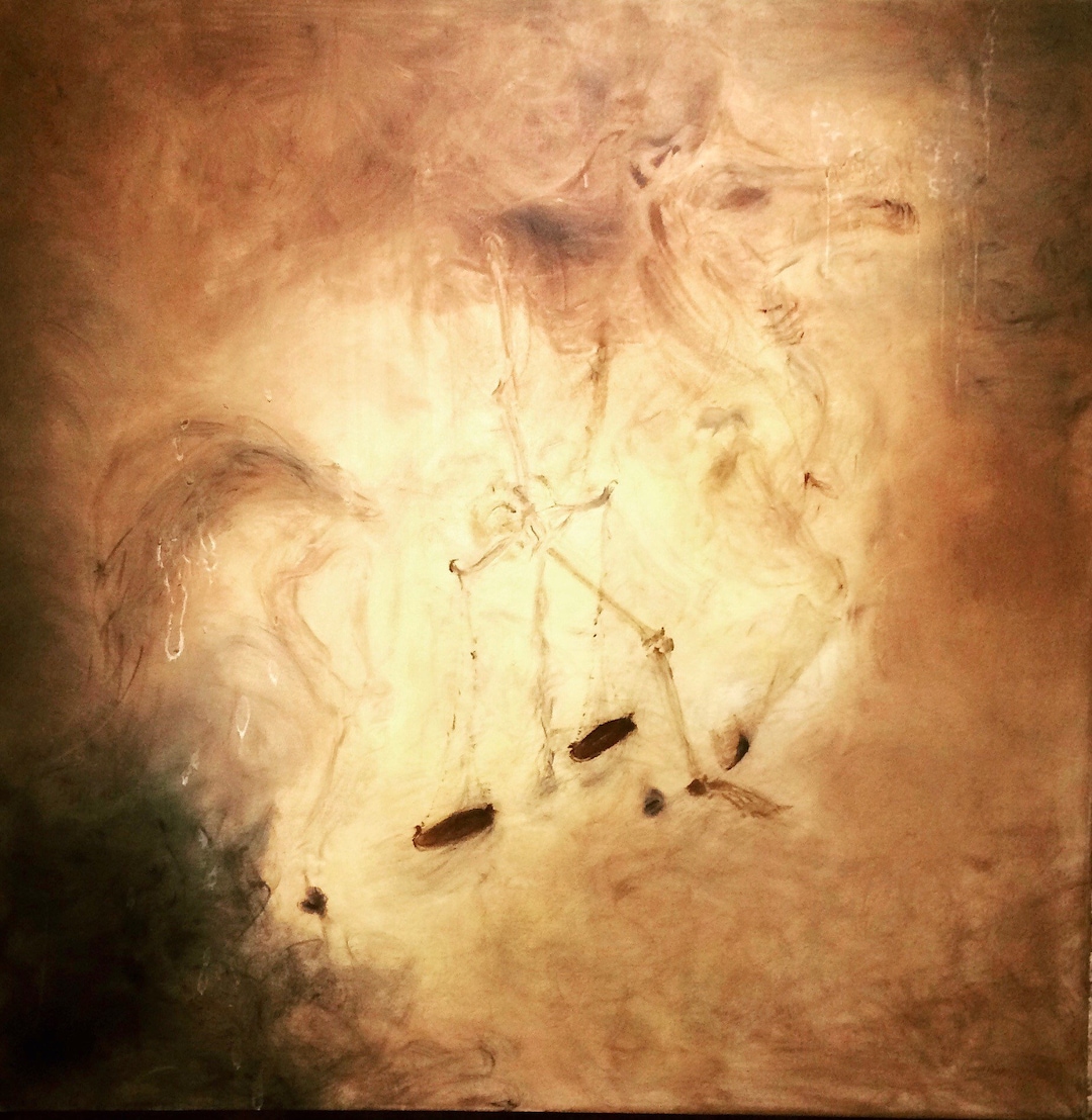 Hunger Oil on Canvas 100x100cm - Etsy