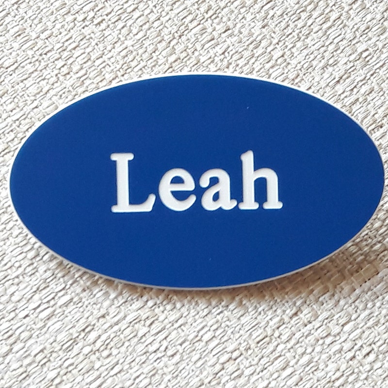 Name Tag Pin - Etsy
