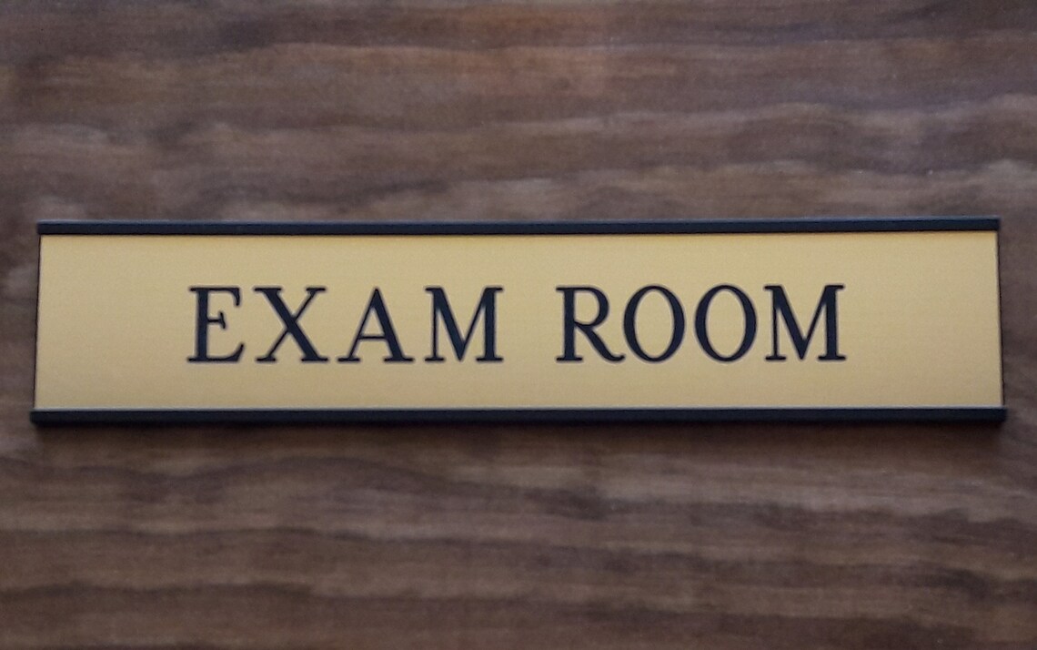 Custom Engraved Name Plate With Black Metal Wall Bracket - Etsy