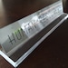 Personalized Desk Plate With Clear Base 2 X 10, Custom Engraved Desk ...