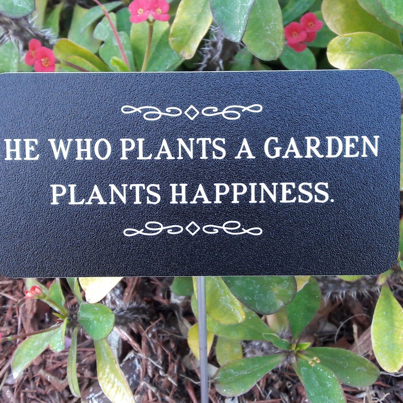 Outdoor Garden Sign - Etsy