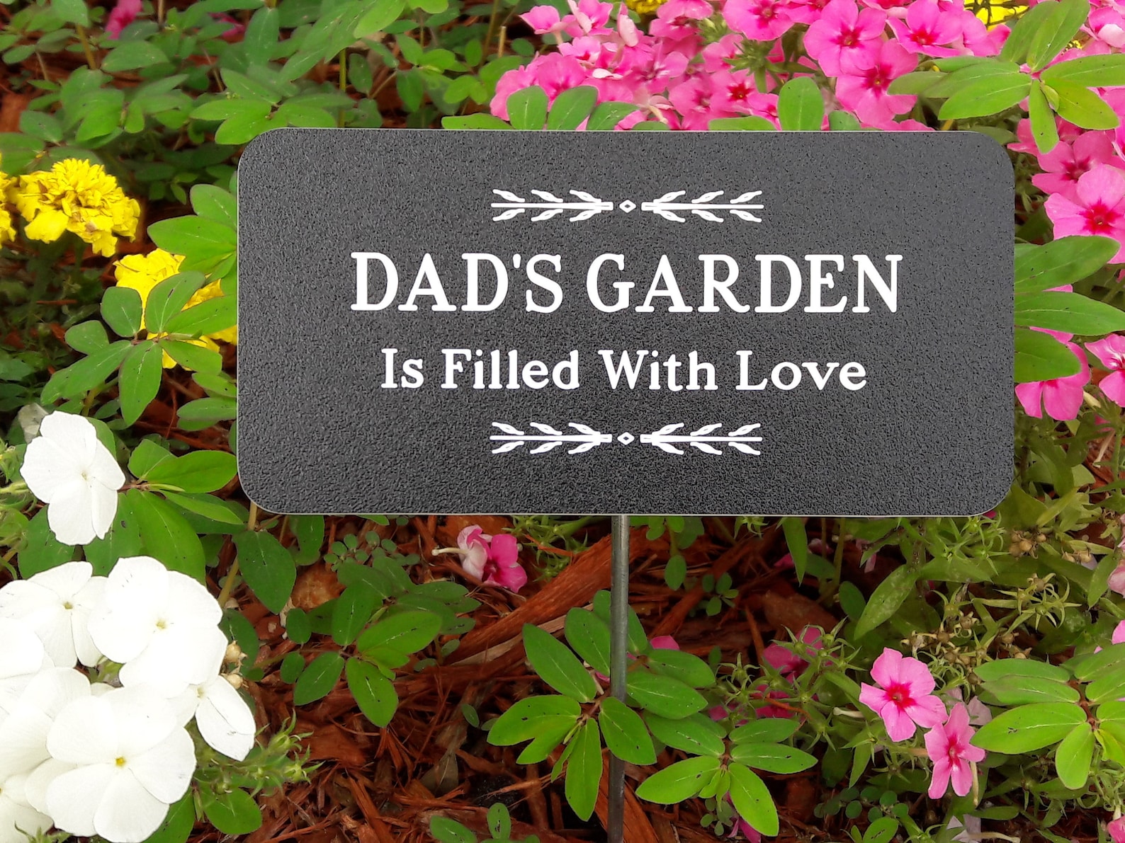 Custom Engraved Garden Sign 3 X 6 With Stake Gift - Etsy