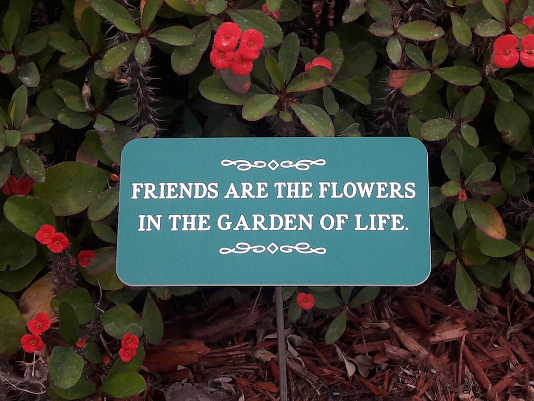 Custom Engraved Garden Sign 3 X 6 With Stake - Etsy