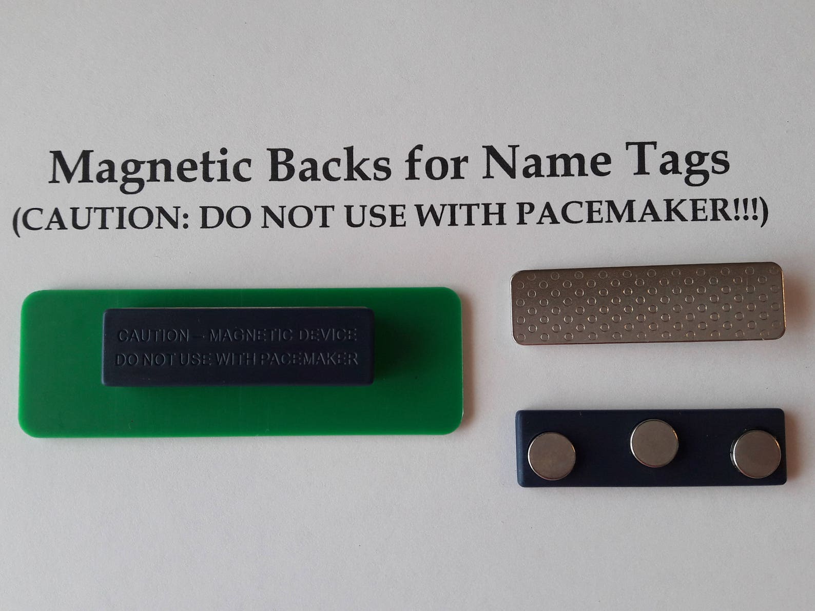 Engraved Magnetic Name Badge 1" X 3", Personalized Name Tags, Magnetic ...