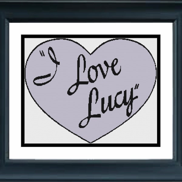 I Love Lucy Pattern - Etsy