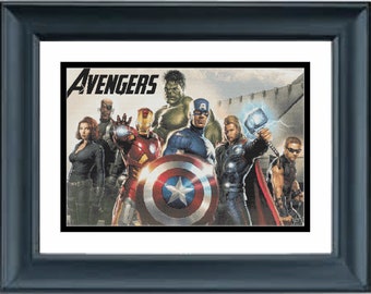 Avengers Endgame Cross Stitch Pattern, Pdf Instructions, Instant ...