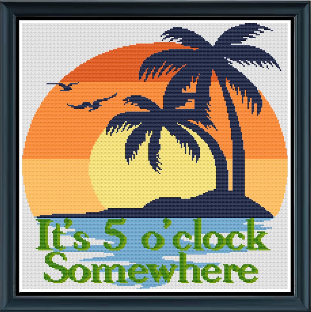 Jimmy Buffett It's 5 O'clock Somewhere - Etsy