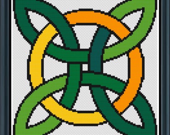 Celtic Knot Counted Cross Stitch Kit - Etsy