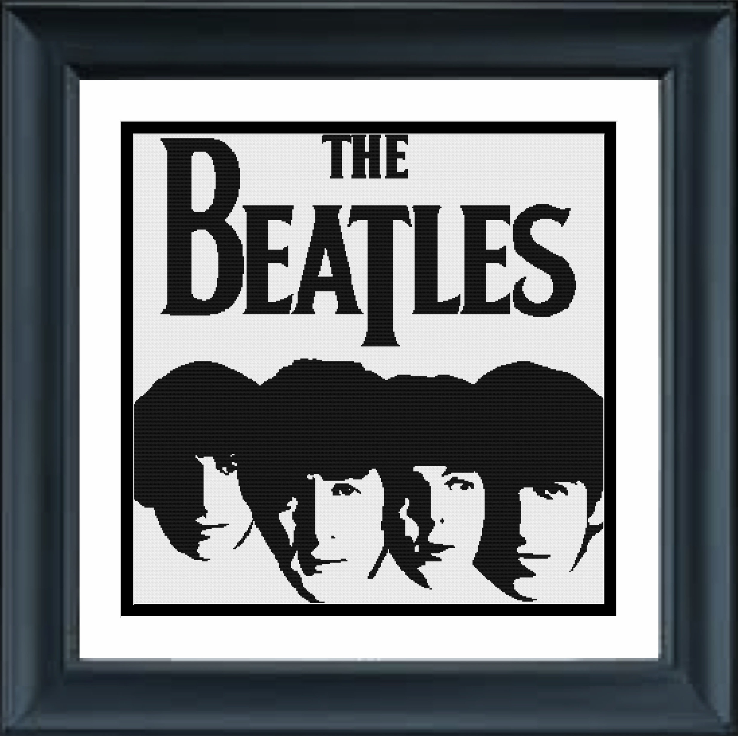 The Beatles Shadow Art - Etsy