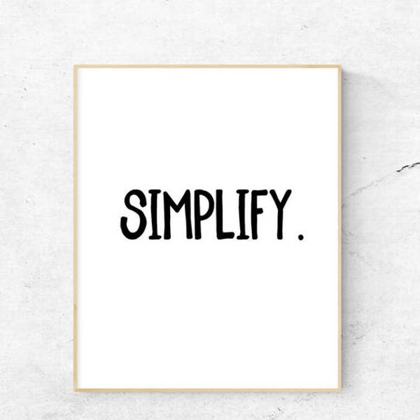 Simplify - Etsy