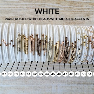 Small Bead Bracelet Stack Stretch Bracelet Set for Women Dainty ...