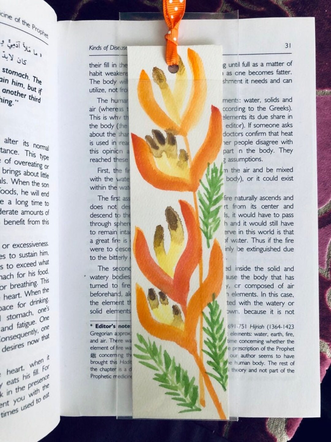 Aesthetic Bookmark for Women,watercolor Bookmark, Floral Bookmark ...