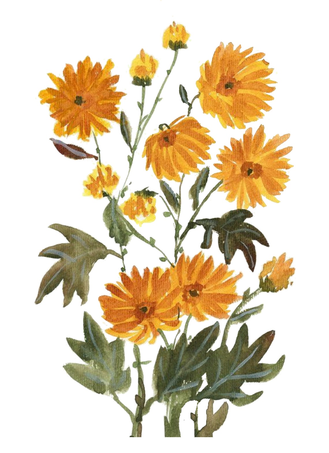 Mums Printable Fall Decor Fall Digital Art Print Fall - Etsy