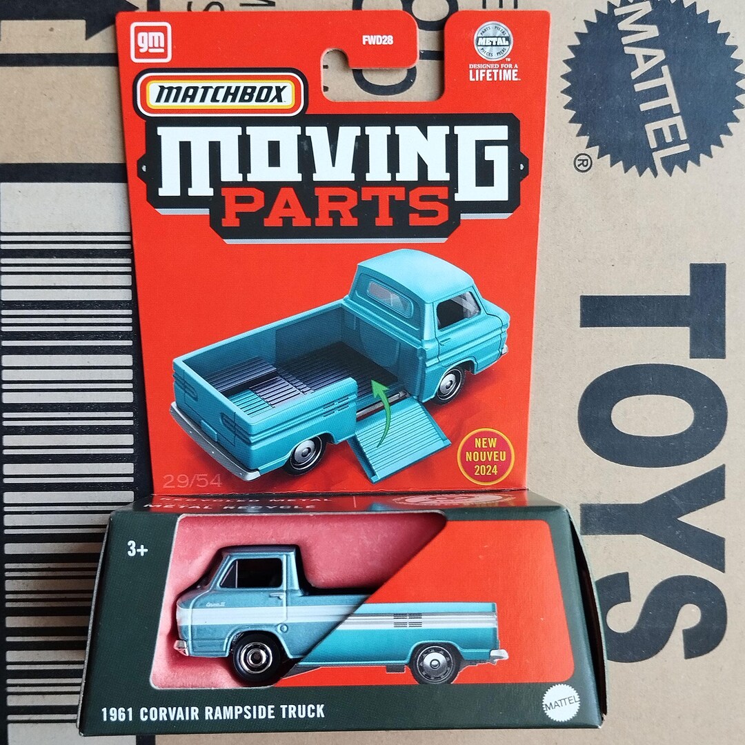 Matchbox Vintage Chevrolet 1961 Corvair Rampside Pickup Truck Moving ...