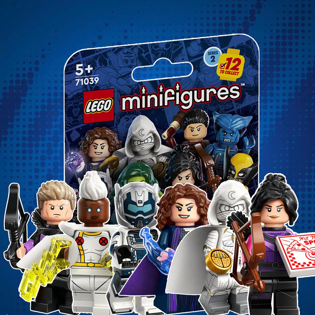 6 Marvel Lego Minifigures Series 2 71039 Rare Find Collectible Moon ...