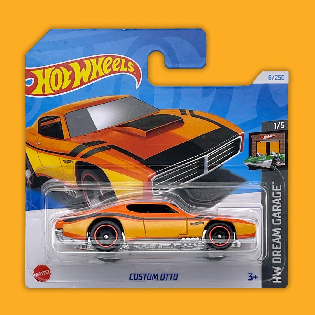 Hot Wheels Custom Otto Mattel Collectible Toy Muscle Car 1:64 Rare ...