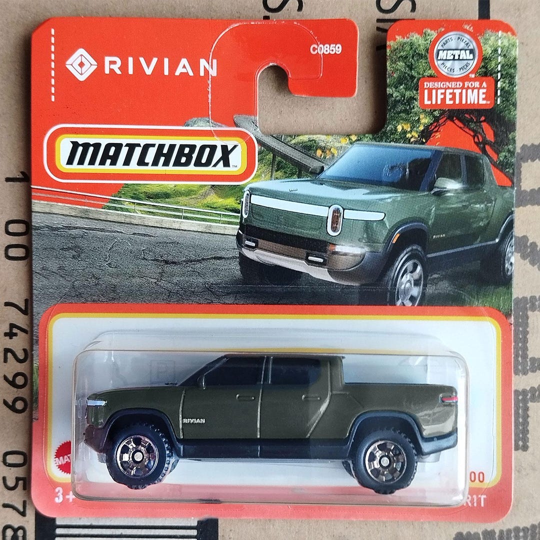 Matchbox Rivian R1T Diecast 1/64 Scale Model | Limited Edition ...