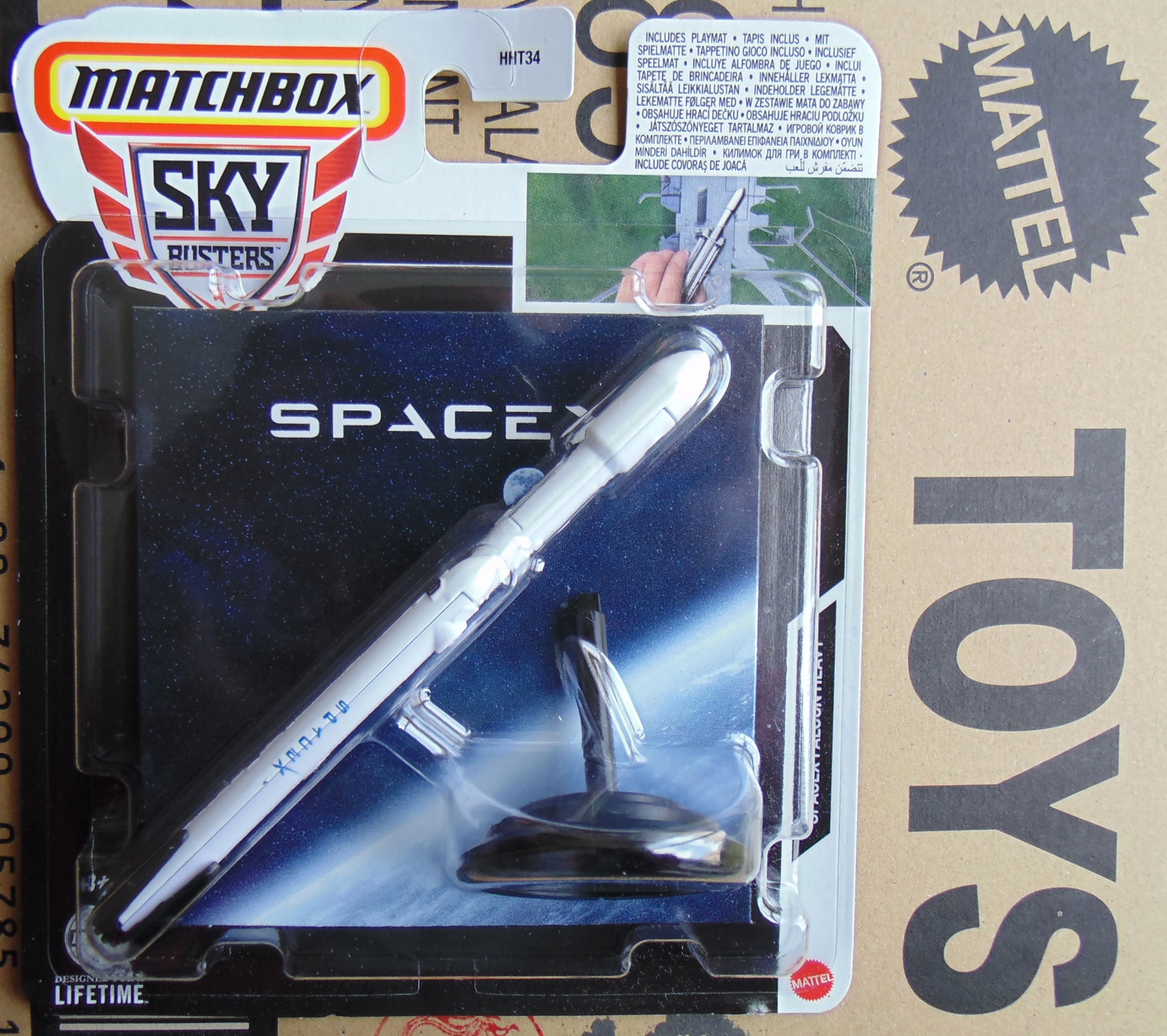 Matchbox Spacex Falcon Heavy Diecast Scale Model, Elon Musk Rare Find ...