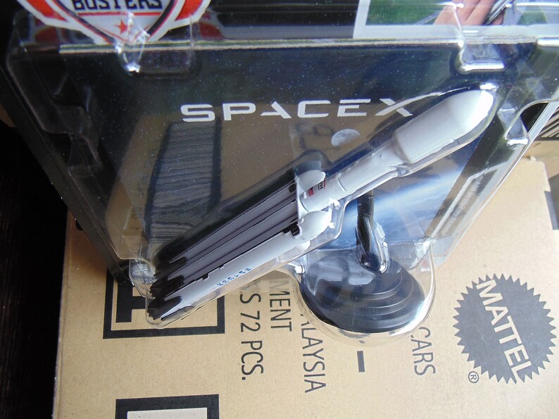 Matchbox Spacex Falcon Heavy Diecast Scale Model, Elon Musk Rare Find ...