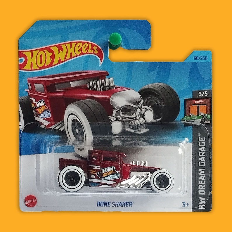 Hot Wheels Bone Shaker Mattel Collectible Toy Car 1:64 Rare Hot Rod ...