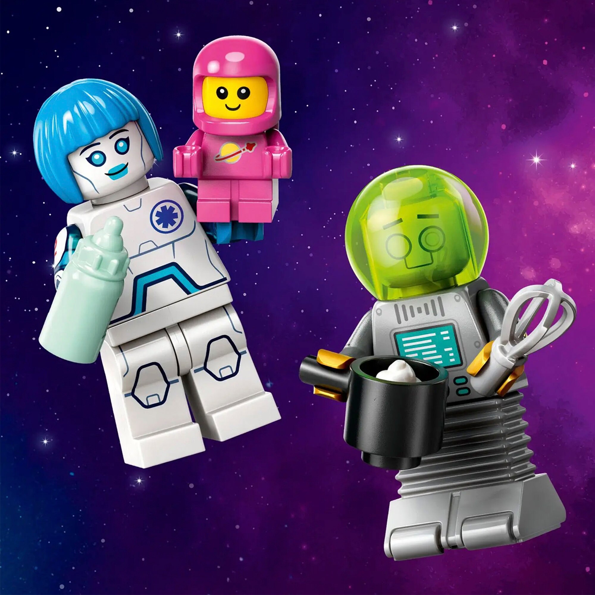 LEGO Minifigures 71046 Series 26 SPACE Themed Collectible Minifig Complete Set of 12 Figures ...