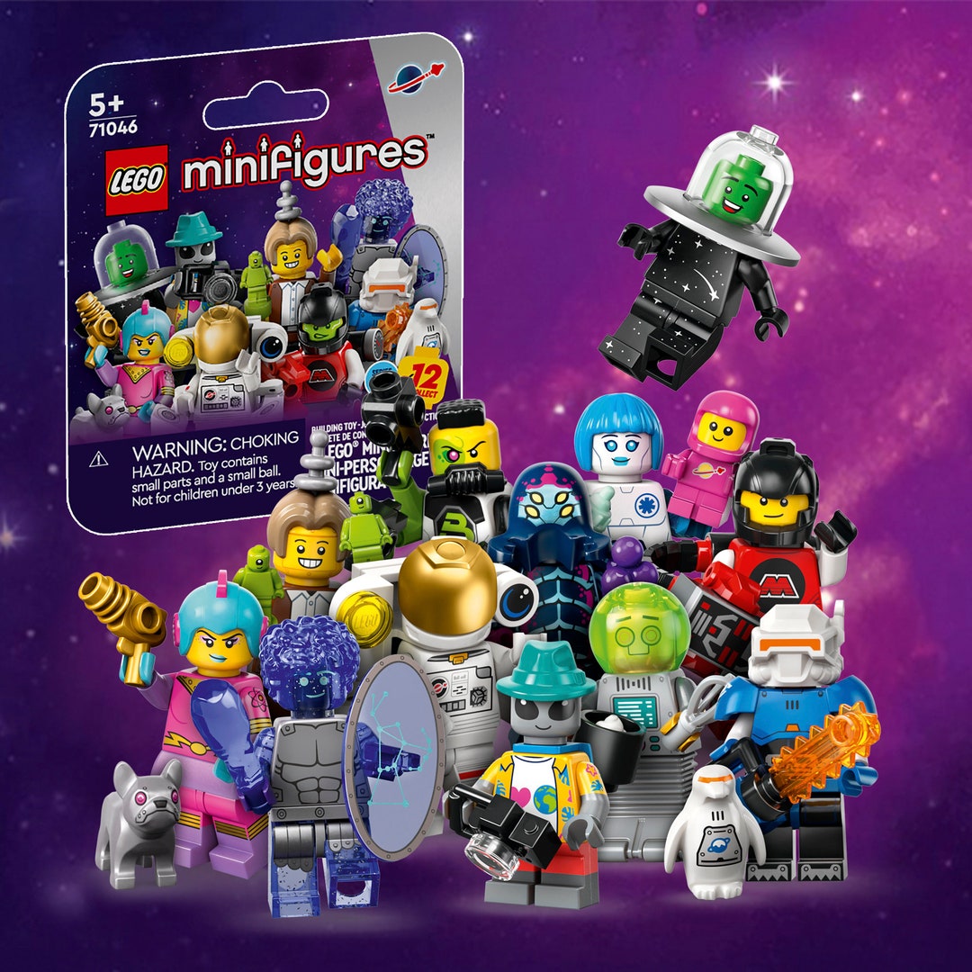 LEGO Minifigures 71046 Series 26 SPACE Themed Collectible Minifig Complete Set of 12 Figures ...