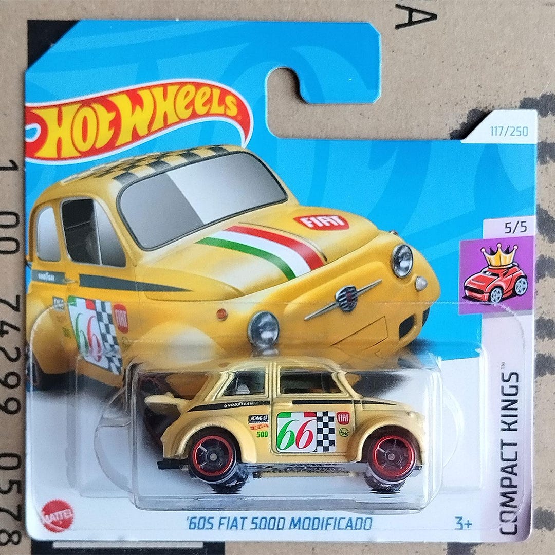 Rare Hot Wheels 1960 Fiat 500D Diecast 1/64 Scale Model | Italian ...