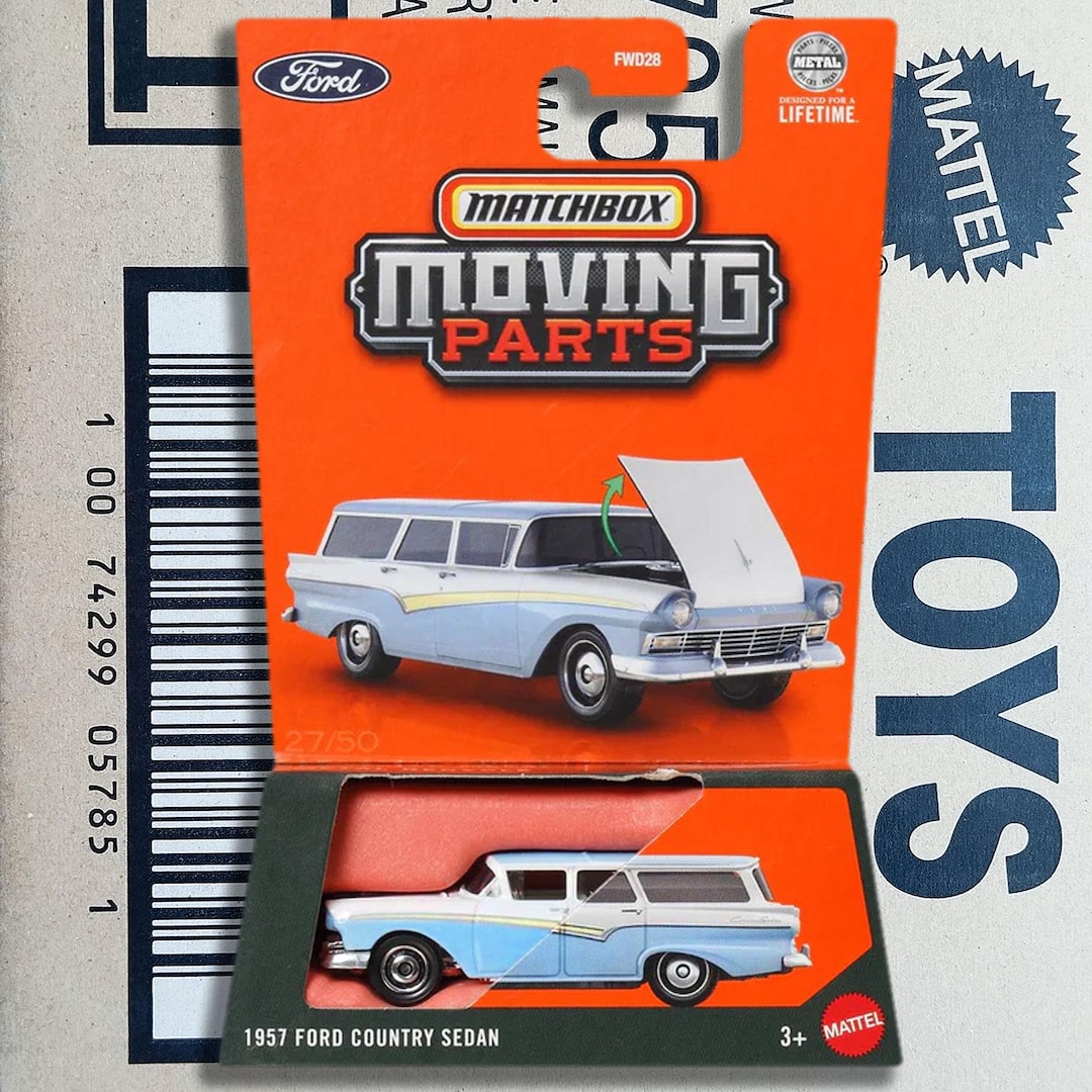 Matchbox Car - 1957 FORD COUNTRY SEDAN Diecast 1/64 Scale Model ...