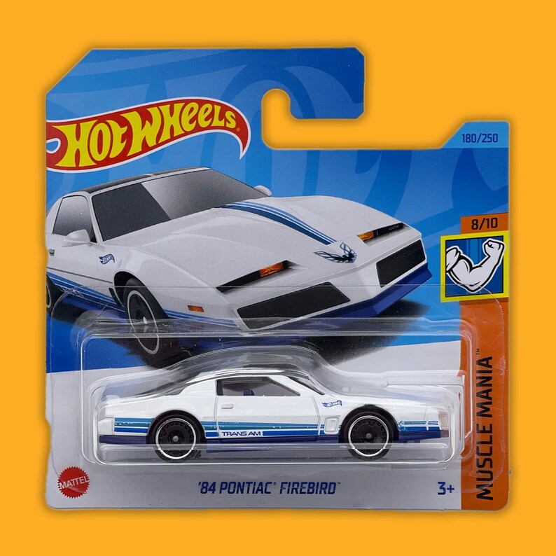 Hot Wheels Mattel 1984 Pontiac Firebird Collectible Toy Car 1:64 ...