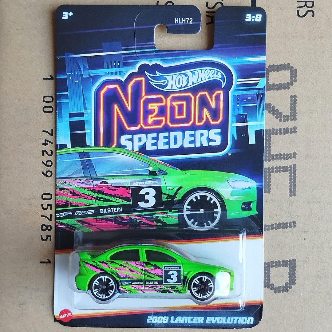Hot Wheels Lancer Evolution Diecast 1/64 Scale Model | Mitsubishi JDM ...