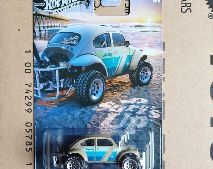 Hot Wheels Volkswagen Beetle Baja Bug Diecast 1/64 Scale Model, VW ...