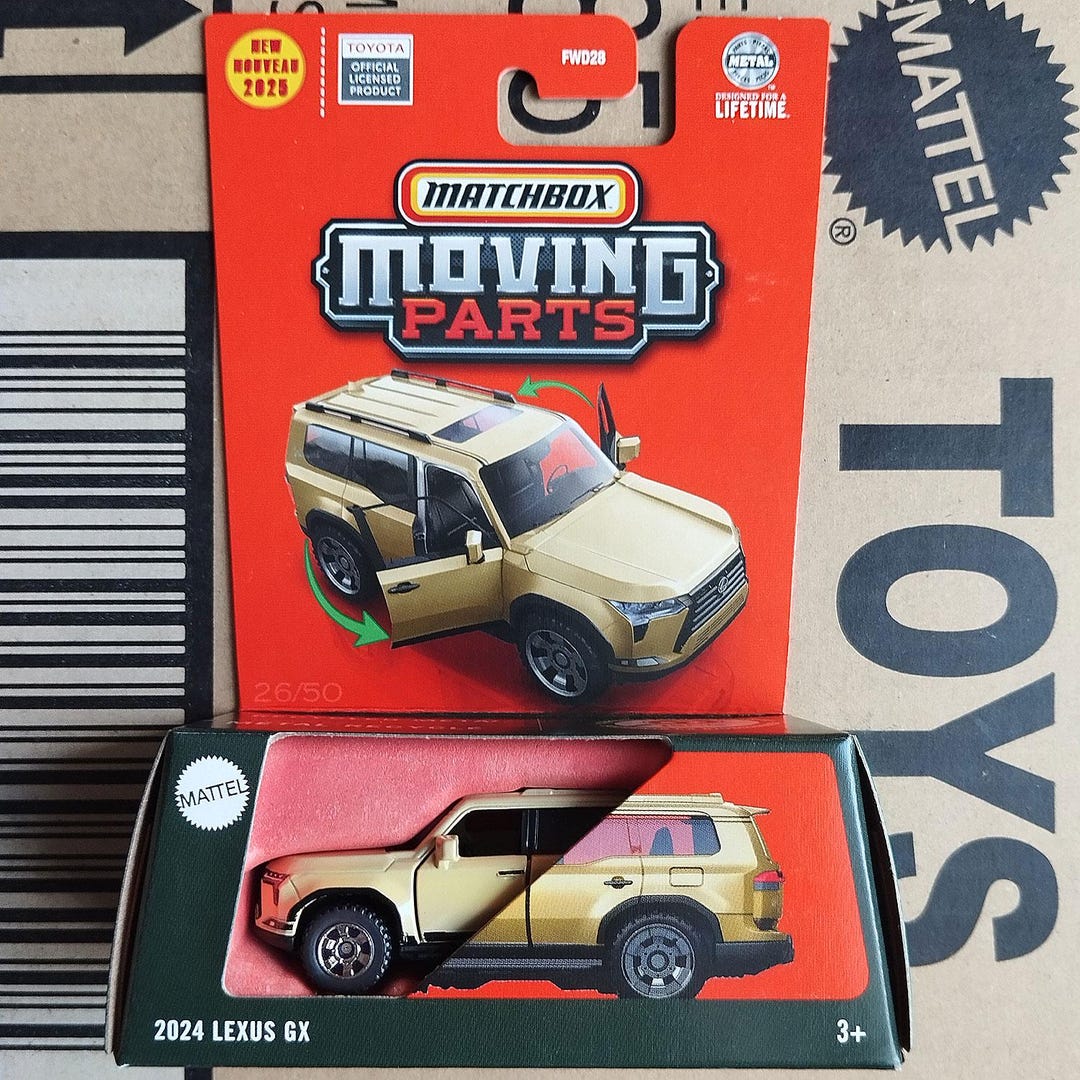 Matchbox 2024 LEXUS GX Luxury Offroad Truck Moving Parts Diecast Scale ...