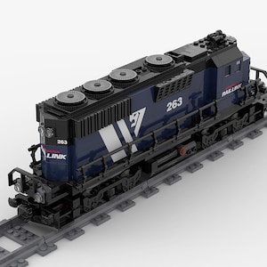 Custom Lego Moc Train EMD SD40-2 Locomotive Digital Instruction PDF ...