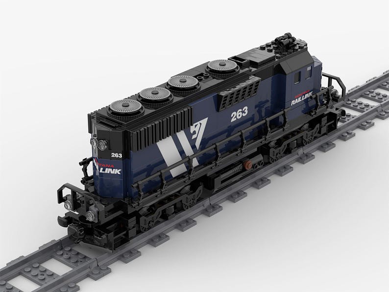 Custom Lego Moc Train EMD SD40-2 Locomotive Digital Instruction PDF ...