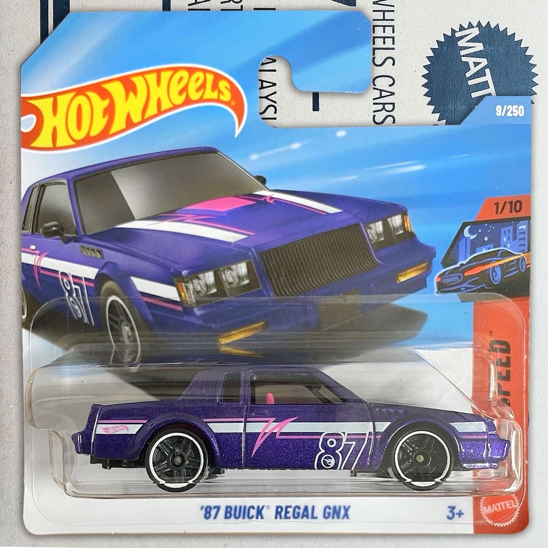 Hot Wheels Treasure Hunt - 1987 Buick Regal GNX 1/64 Diecast Scale ...