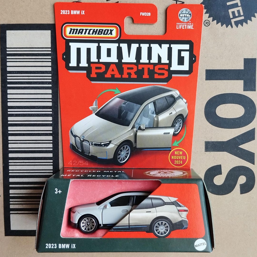 Matchbox 2023 BMW IX SUV Moving Part 1/64 Scale Model - Collectible ...