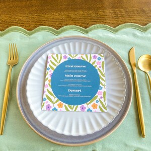 Colorful Menus, Groovy Menus, Funky Menus, Fun Party Menu, Party Menus ...