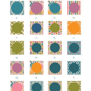 Colorful Menus, Groovy Menus, Funky Menus, Fun Party Menu, Party Menus ...