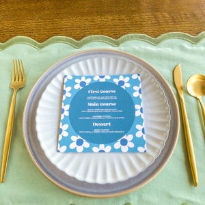 Colorful Menus, Groovy Menus, Funky Menus, Fun Party Menu, Party Menus ...