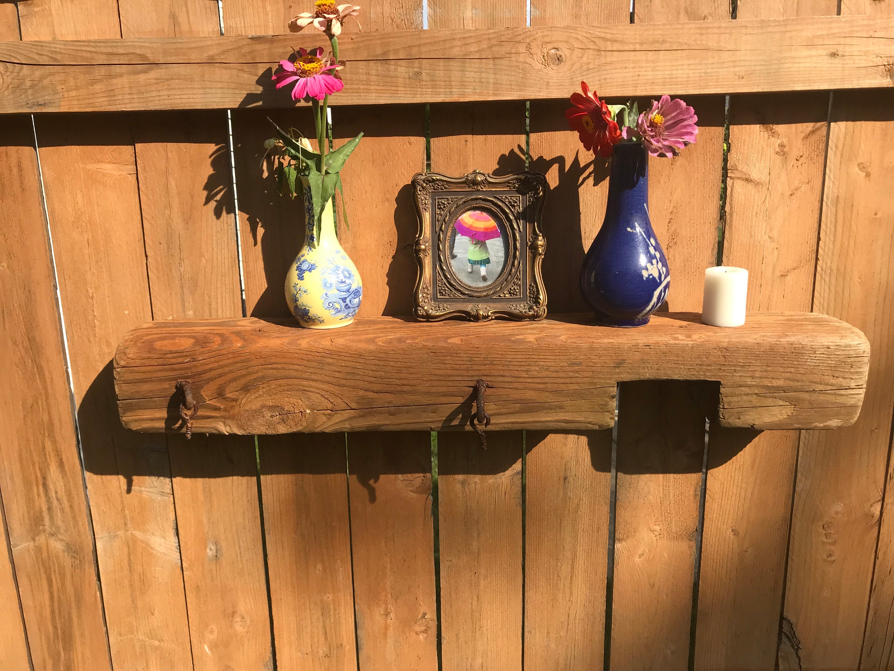 Rhode Island Driftwood Floating Shelf Handcrafted Atlantic | Etsy