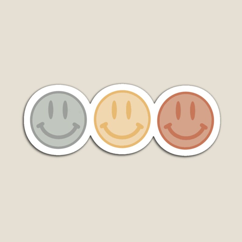 Smiley Face Design | Trendy Small Business Designs | Boho Neutral ...