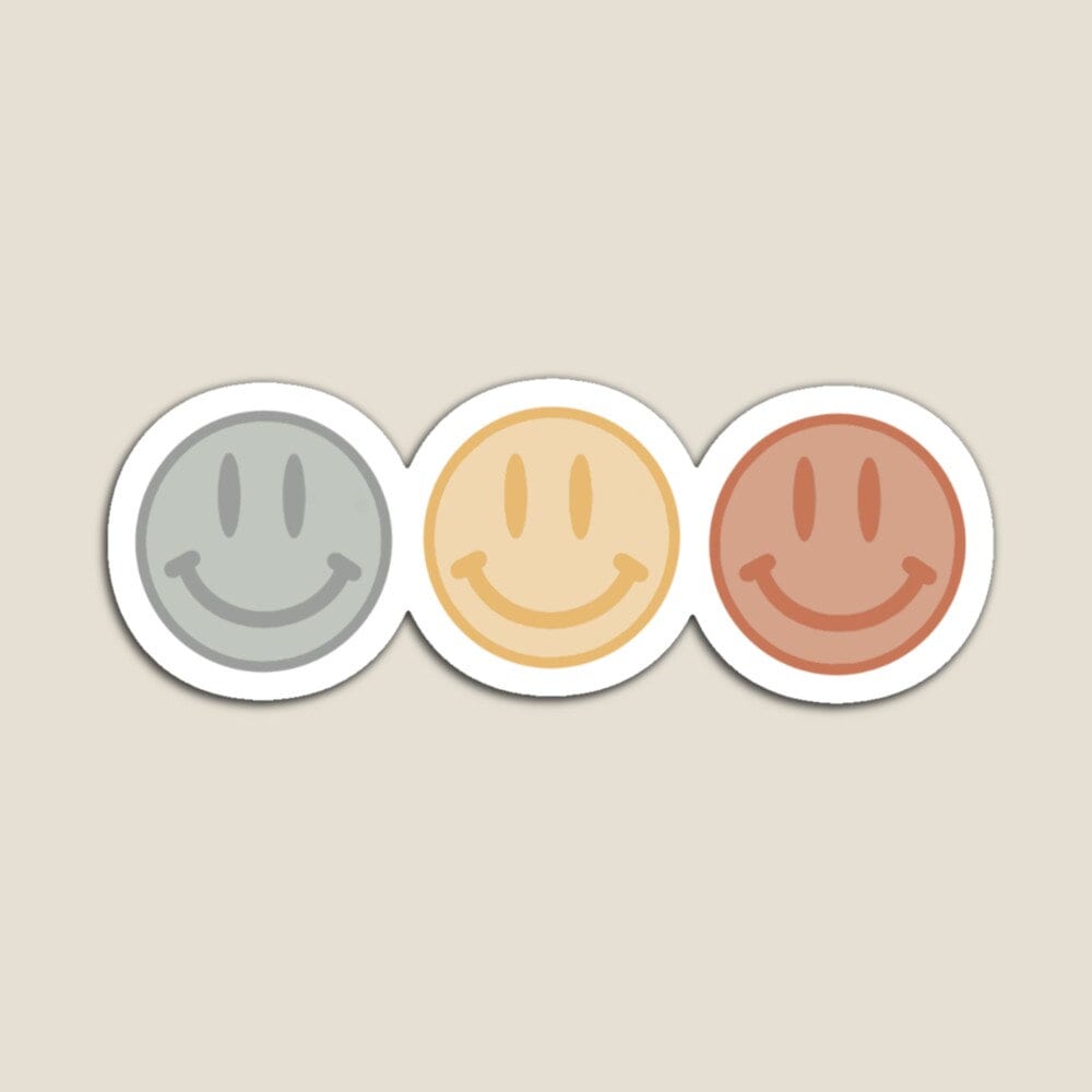 Smiley Face Design | Trendy Small Business Designs | Boho Neutral ...