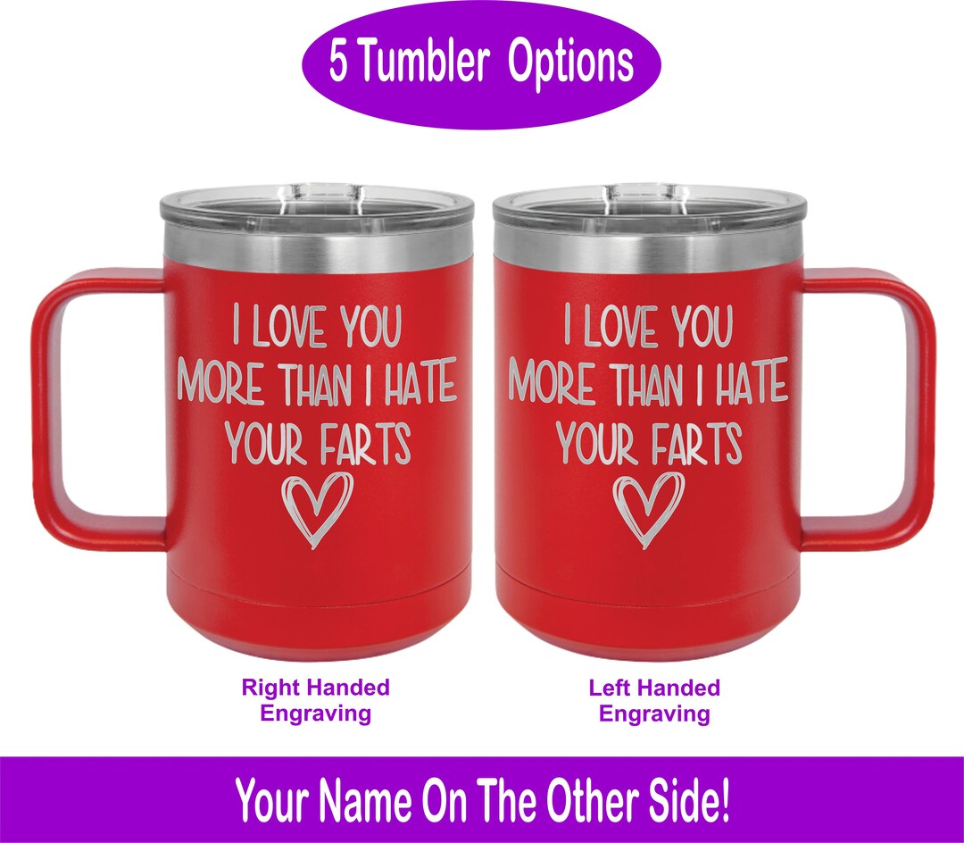 Funny Fart Tumbler Fart Humor Custom Travel Mug Farting Tumbler