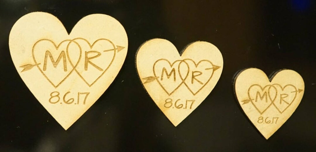 50 Rustic Wedding Magnet, Rustic Personalized Wood Magnet,rustic Wood ...
