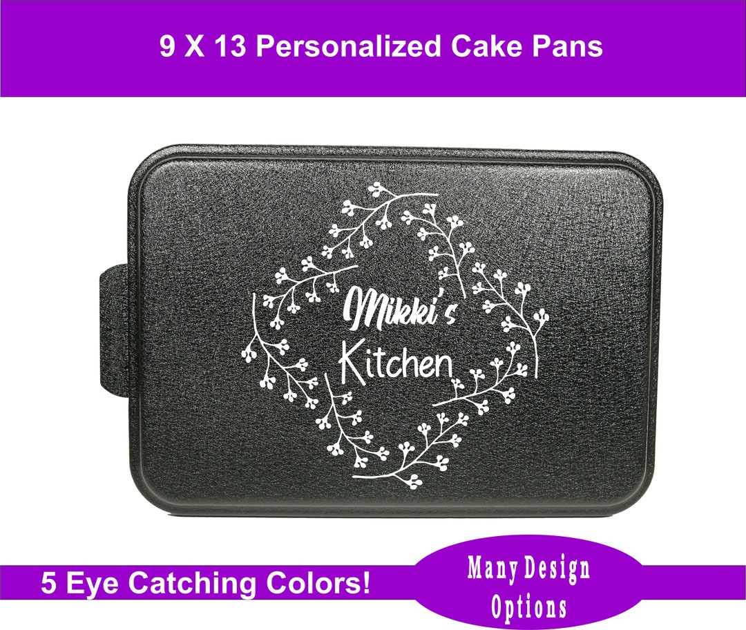 Customized Cake Pans, Unique Gifts for Bakers, Personalized Baking ...