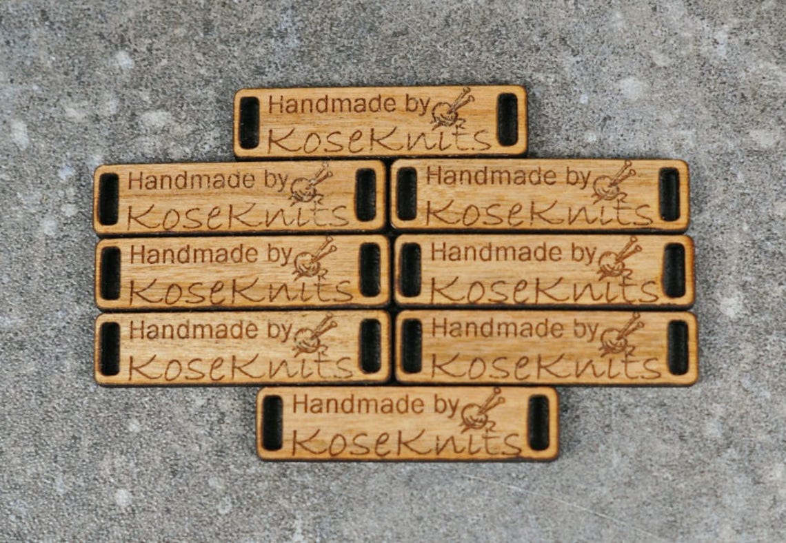 Personalized Product Tags, Personalized Product Tags for Knitting,wood ...