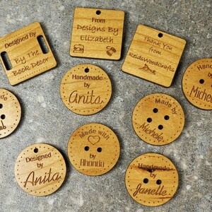 Personalized Knitting Labels, Personalized Product Labels, Personalized ...