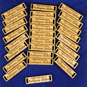 Personalized Product Tags, Personalized Product Tags for Knitting,wood ...